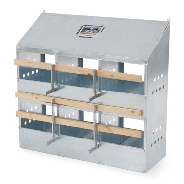 Rugged Ranch Poultry Chicken House Barn, Wooden Coop Triple Nesting ...