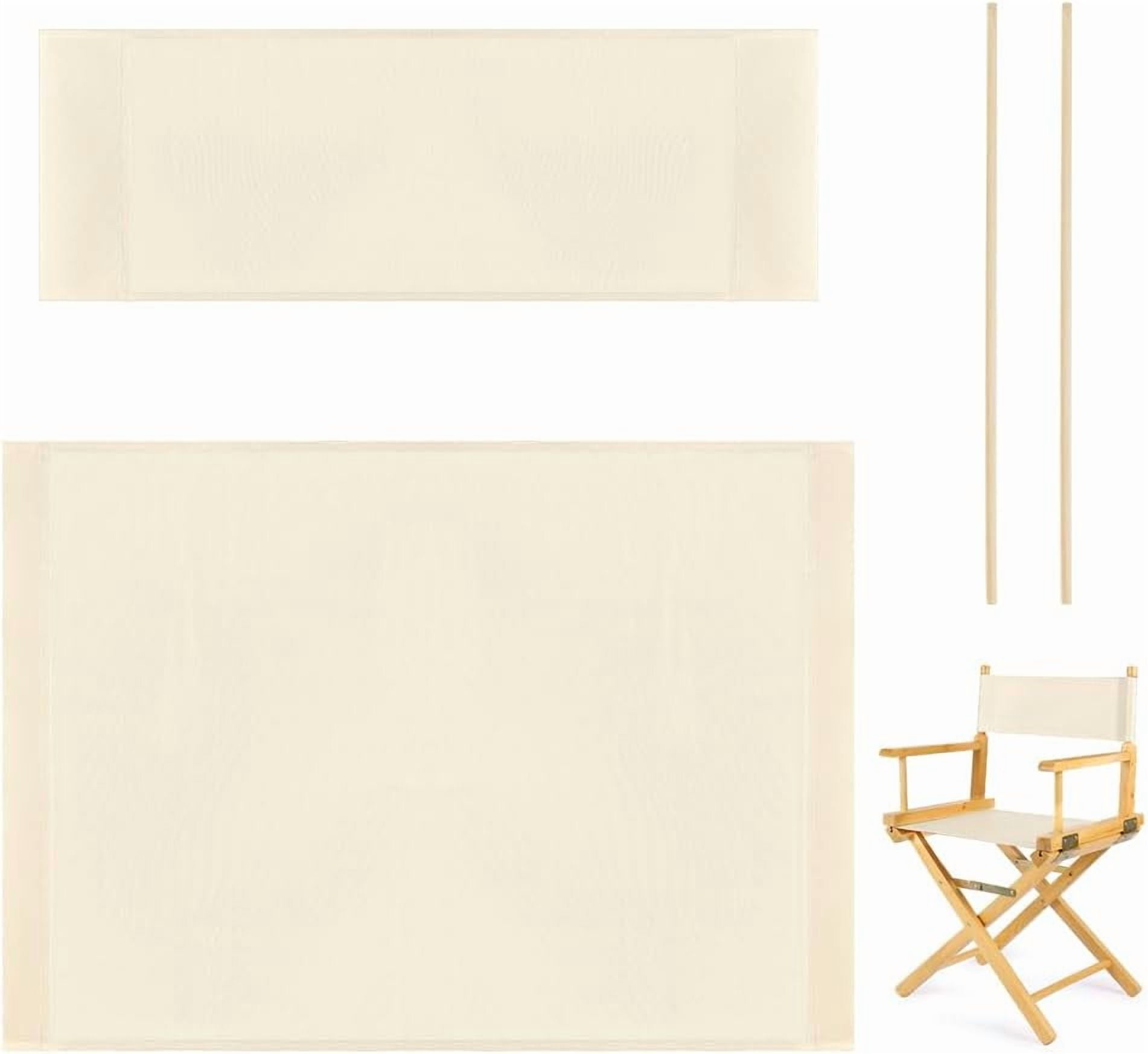 Brown 1 Set Director Chair Canvas Replacement Cover Casual Directors ...