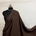 Brown 100% Polyester Poplin Fabric by the Yard, 60 Inch Wide Wrinkle ...