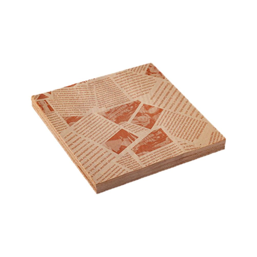 Brown 25*25cm100pcs Greaseproof Paper Fried Chicken French Fries ...