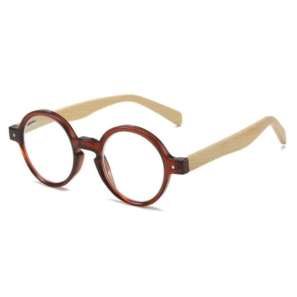 Brown 42mm Retro Round Reading Glasses for Men Harry Potter Women ...