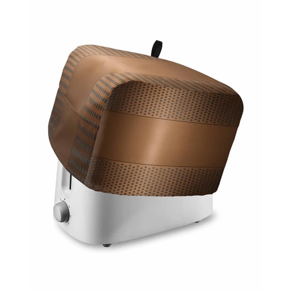 Brown Abstract Toaster Cover 4 Slice, Large Kitchen Appliance Covers ...