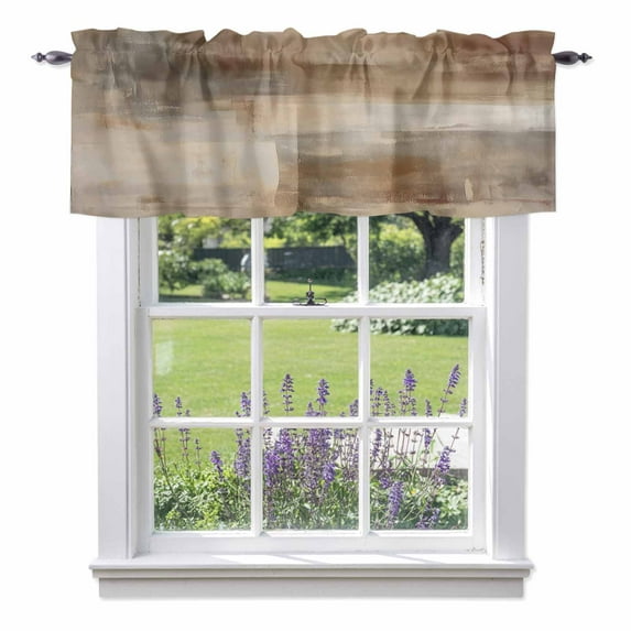 Brown Abstract Valances for Windows, Texture Gradient Texture ...