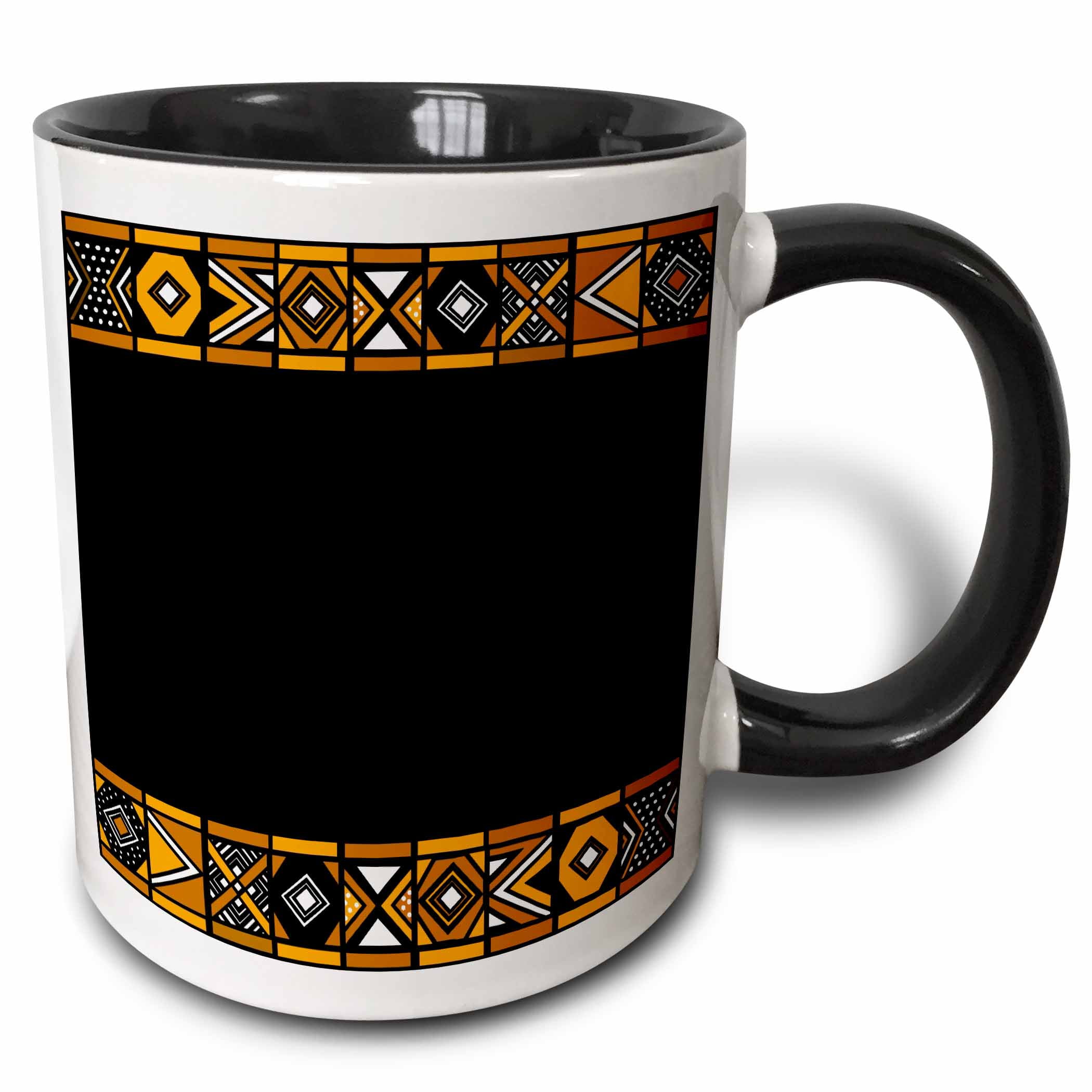 3drose, Brown and Black African Pattern - Art of Africa Inspired by ...