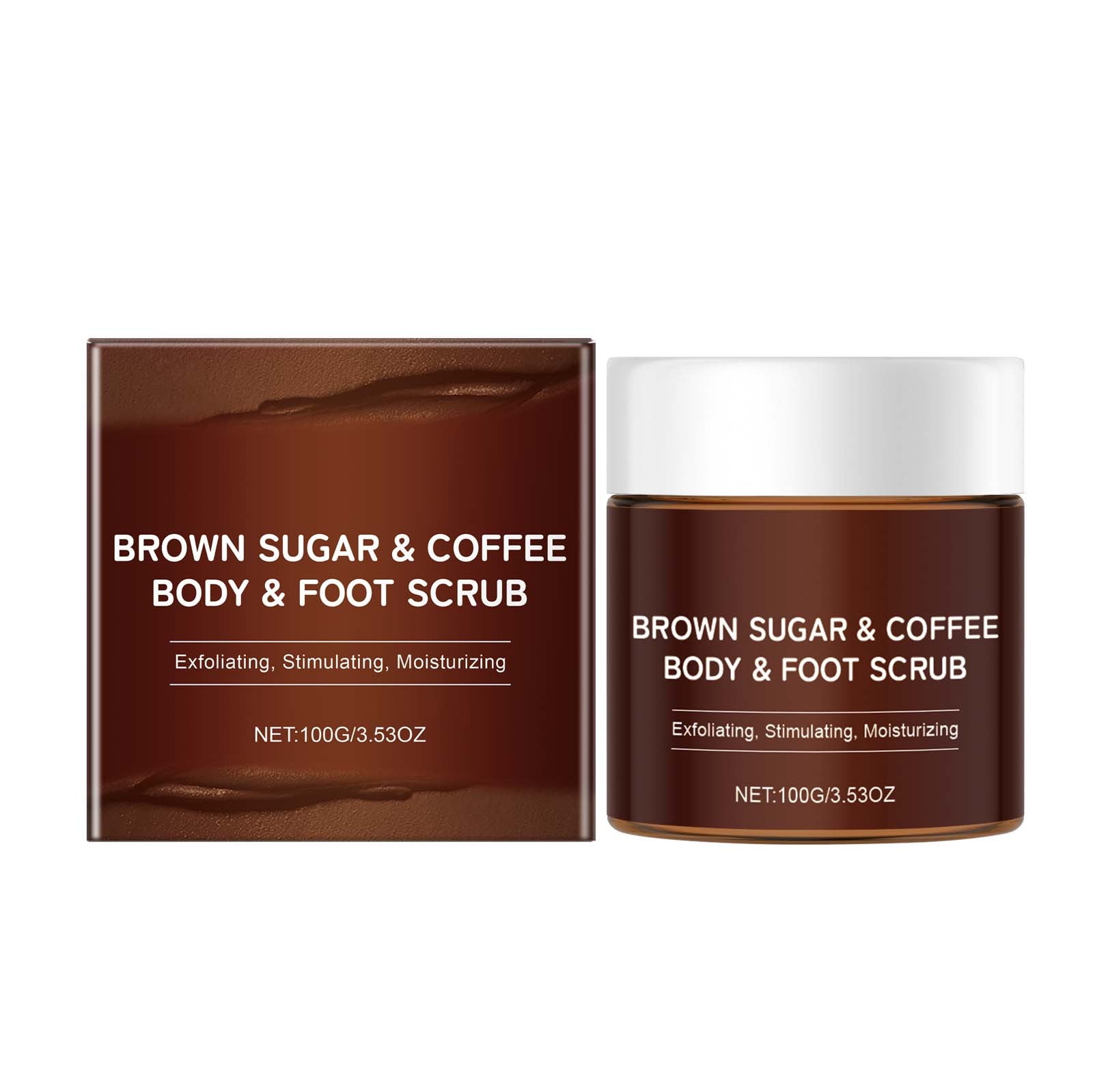 Brown And Coffee Foot & Body Scrub Energizing Brown & Moisturizing ...