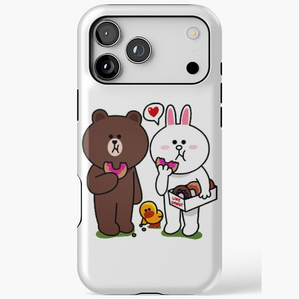 Brown And Cony Couple Cute Phone Case for iPhone 11 12 13 14 15 16 17 Pro Max - Walmart.com