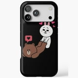 Brown And Cony Romantic Love Phone Case for iPhone 11 12 13 14 15 16 17 ...