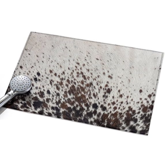 Brown Animal Fur Texture Washable Area Rug 2 x 3 ft Country Farm Animal ...