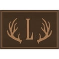 Brown Antlers Personalized Doormat - Walmart.com
