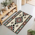 Brown Aztec Ethnic Art Rectangle Area Rug 2x3ft,Living Room Rug Non ...