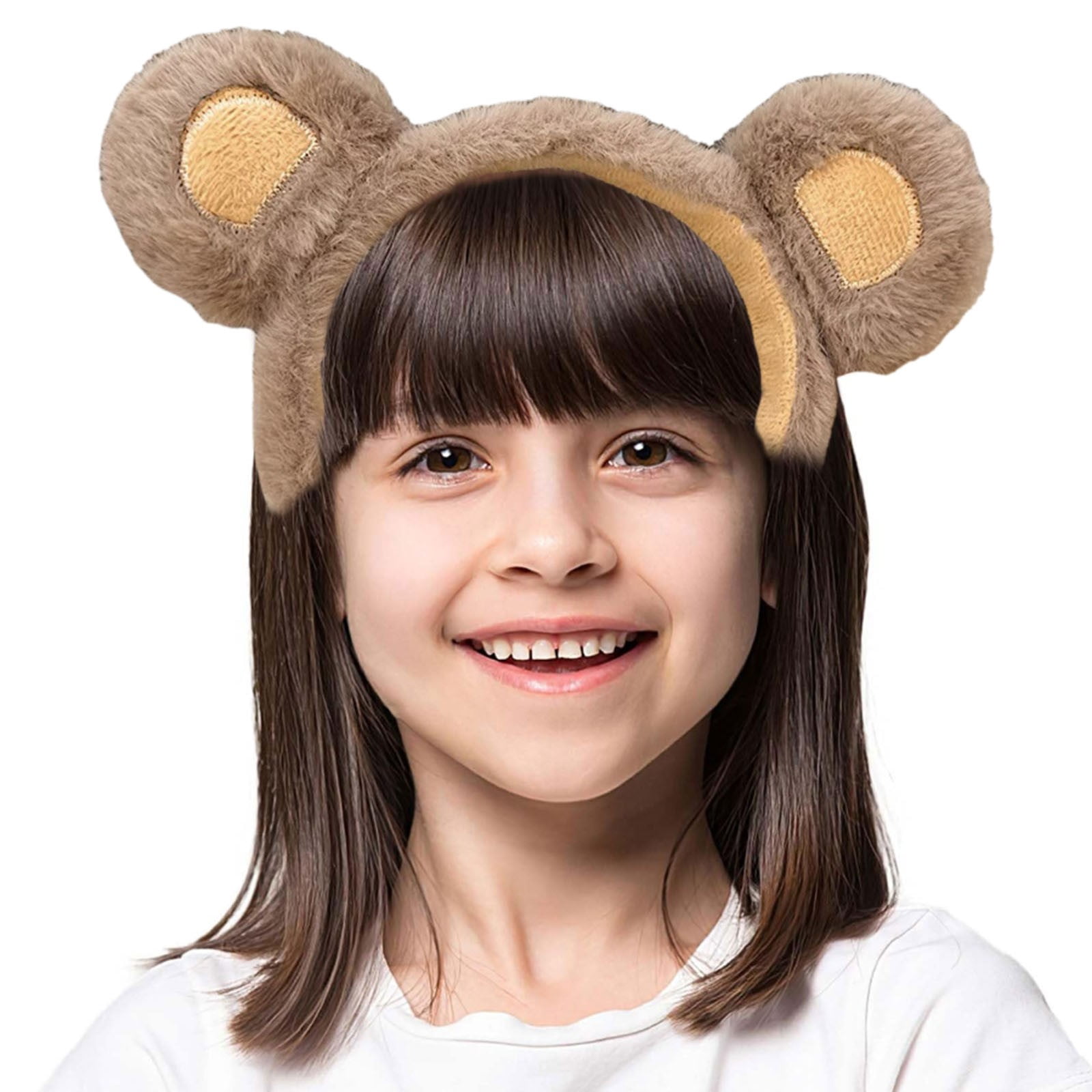 Brown Bear Ears Hair Hoop Headband for Girls - for Role Playing and ...