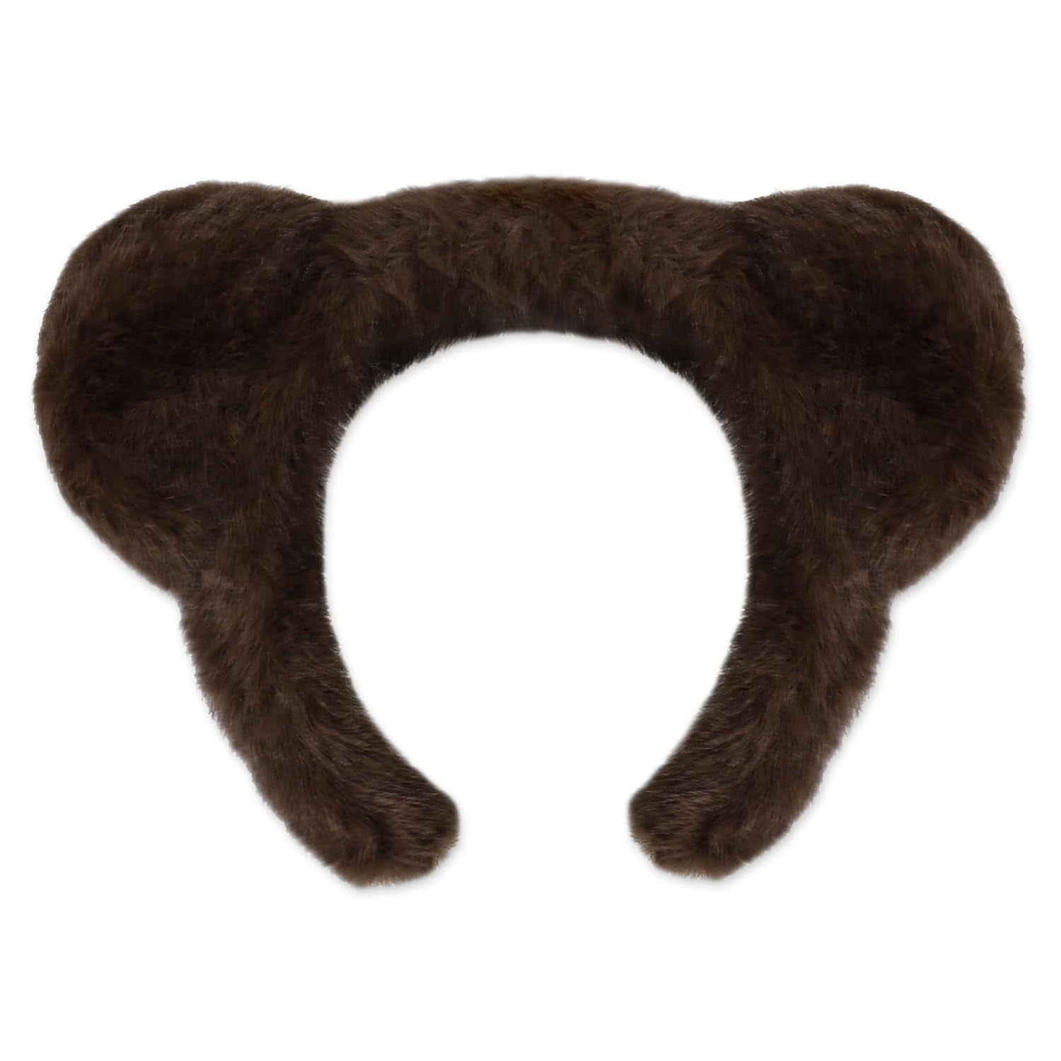 Brown Bear Ears Headband Adult Fluffy Animal Ears Headband Bear Ear ...