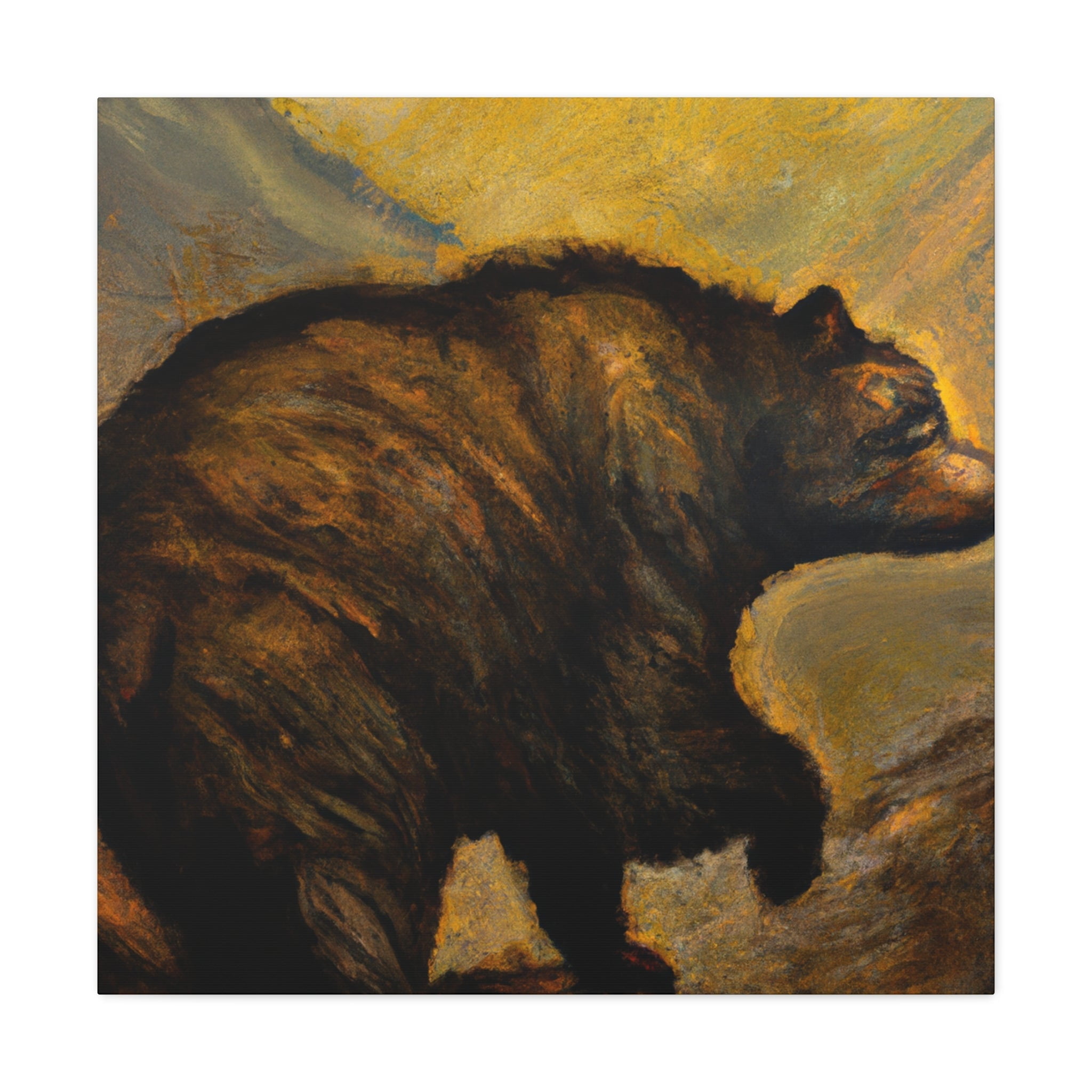 Brown Bear's Glory Days - Canvas - Walmart.com