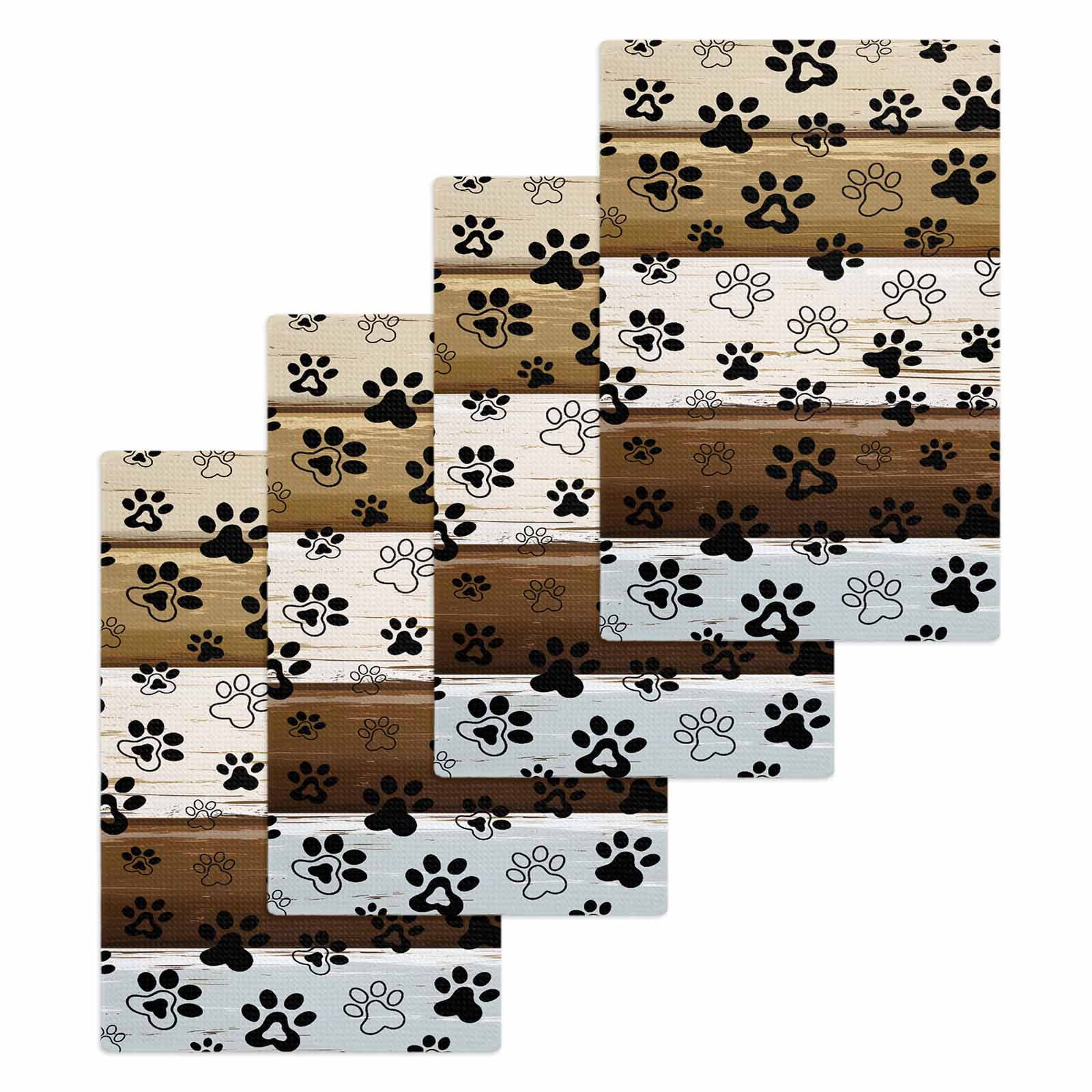 Brown Beige Blue Farmhouse Kitchen Dish Towels for Drying Dishes Set of ...