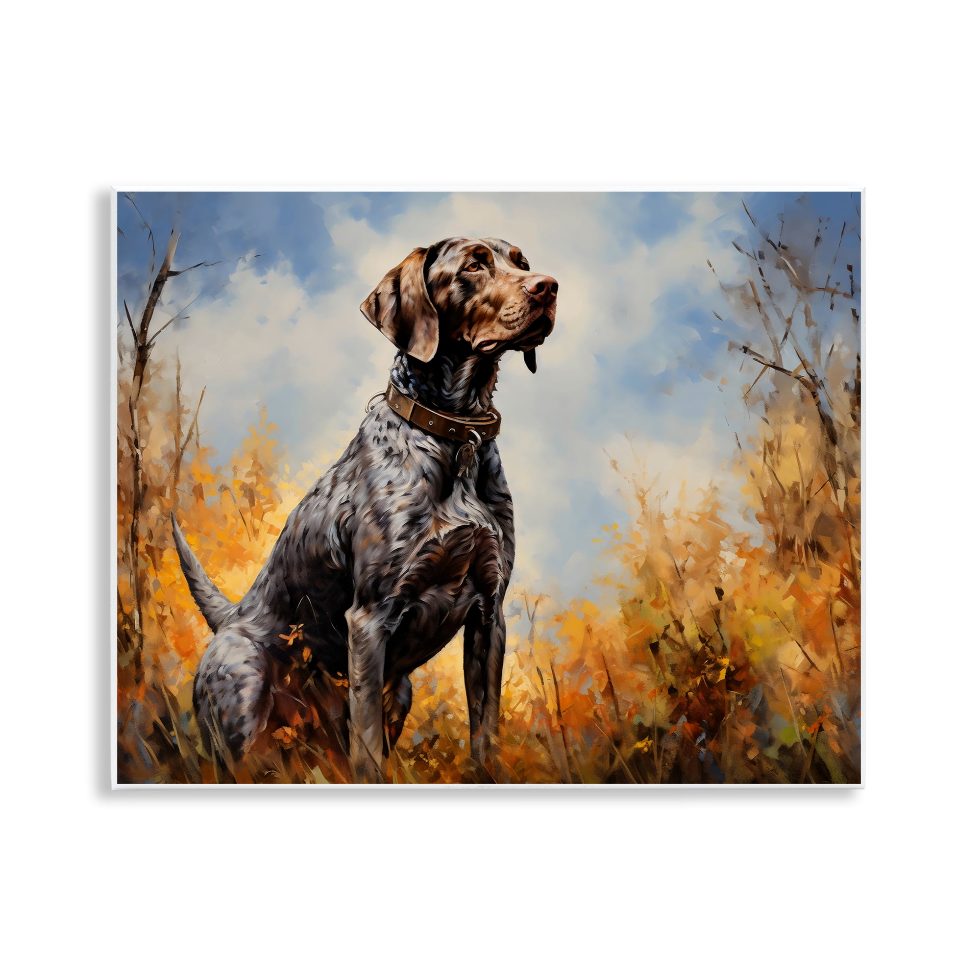 Stupell Industries Brown Bird Hunting Dog Wall Plaque Art, design by ...