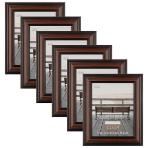 Modern Black Wood 11x22 Picture Frame – Wall 11 x 22 Poster Frame ...