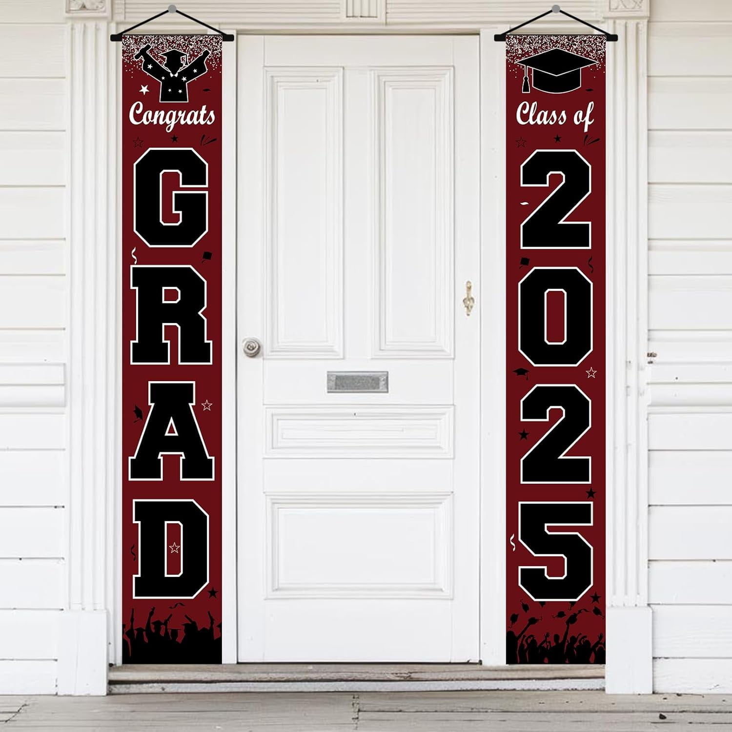 Brown and Black Graduation Decorations Class of 2025, Congrats Grad ...