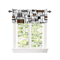 Lush Decor Boho Macrame Textured Cotton Valance/Kitchen Curtain/Wall ...