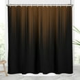 Brown and Black Shower Curtain Standard Abstract Ombre Gothic Mens Tan ...
