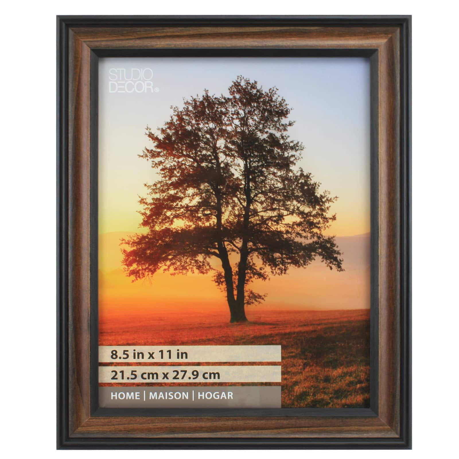 Brown & Black Thin Frame, Home Collection By Studio Décor® - Walmart.com