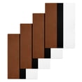 Brown Black White Boho Hand Towels Set, Waffle Weave Kitchen Towels 4 ...