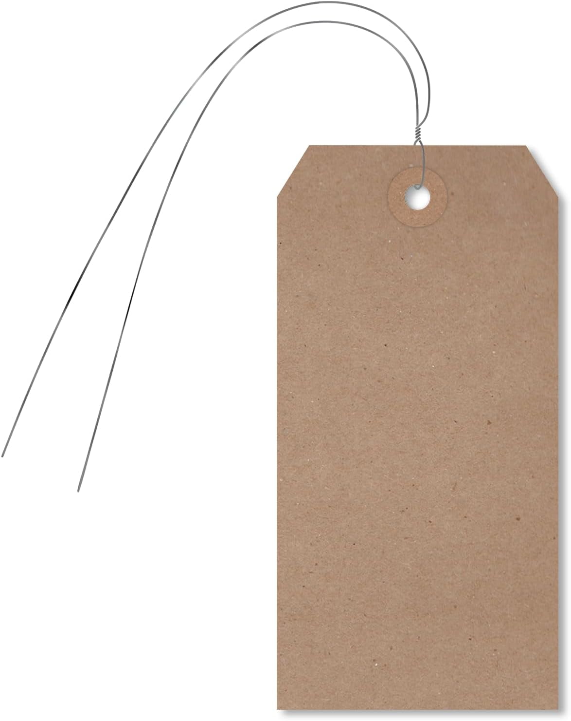 Brown Blank Gift Tags with Wires - 1000-Pack, 4.75" x 2.375", Size-5 ...