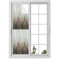 Brown Blue Gradient Window Privacy Film, Modern Abstract Industrial ...