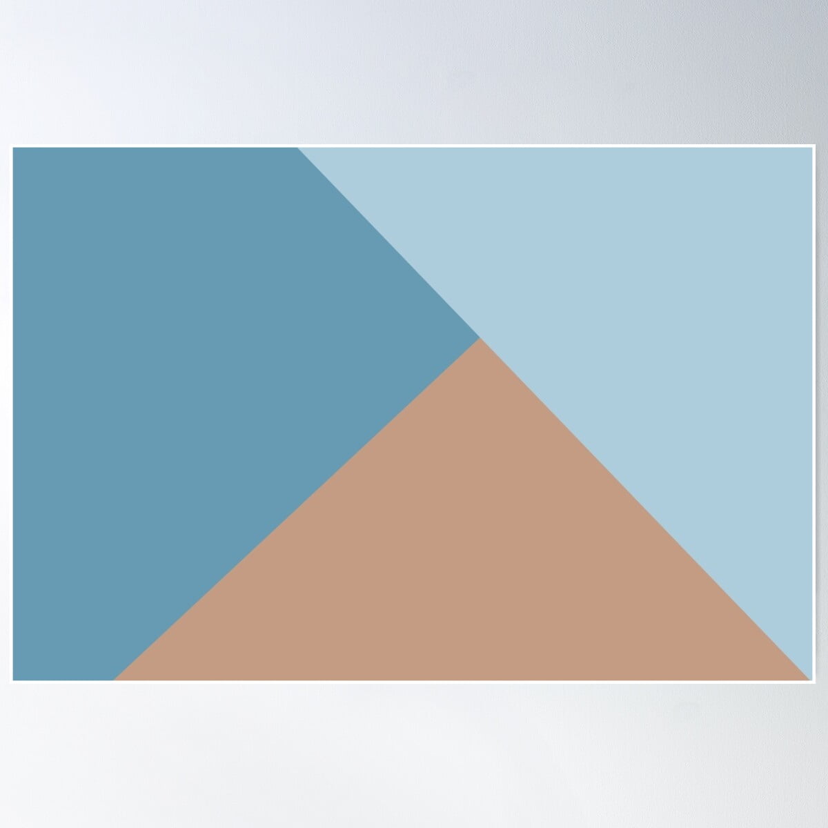 Brown Blue Minimal Solid Color Abstract Shapes 2021 Color Of The Year ...