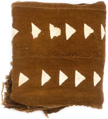 Brown Bogolan Mali Mud Cloth - Handmade African Textile from West ...