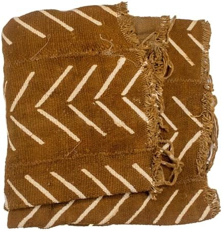 Brown Bogolan Mali Mud Cloth - Handmade African Textile from West ...