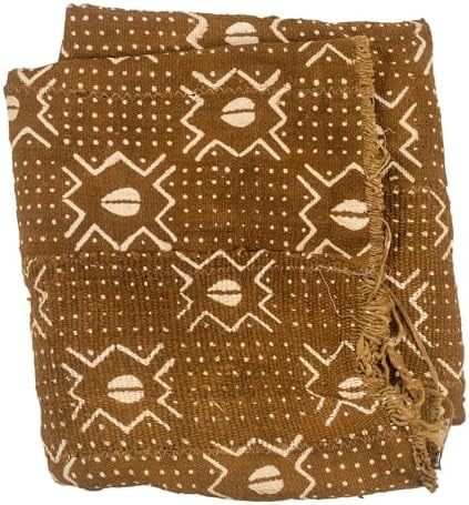 Brown Bogolan Mali Mud Cloth - Handmade African Textile from West ...