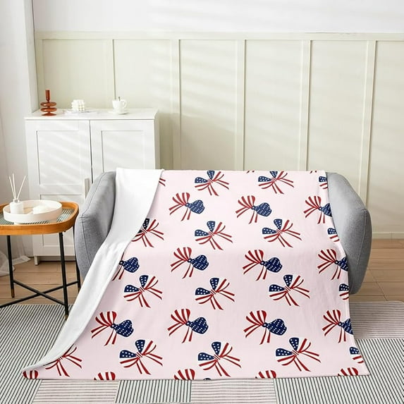 Brown Bowknot Blanket Throw 50x60 for Football Lovers,American Football ...