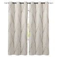 Brown Branch Blackout Curtains for Bedroom/Living Room, Thermal ...