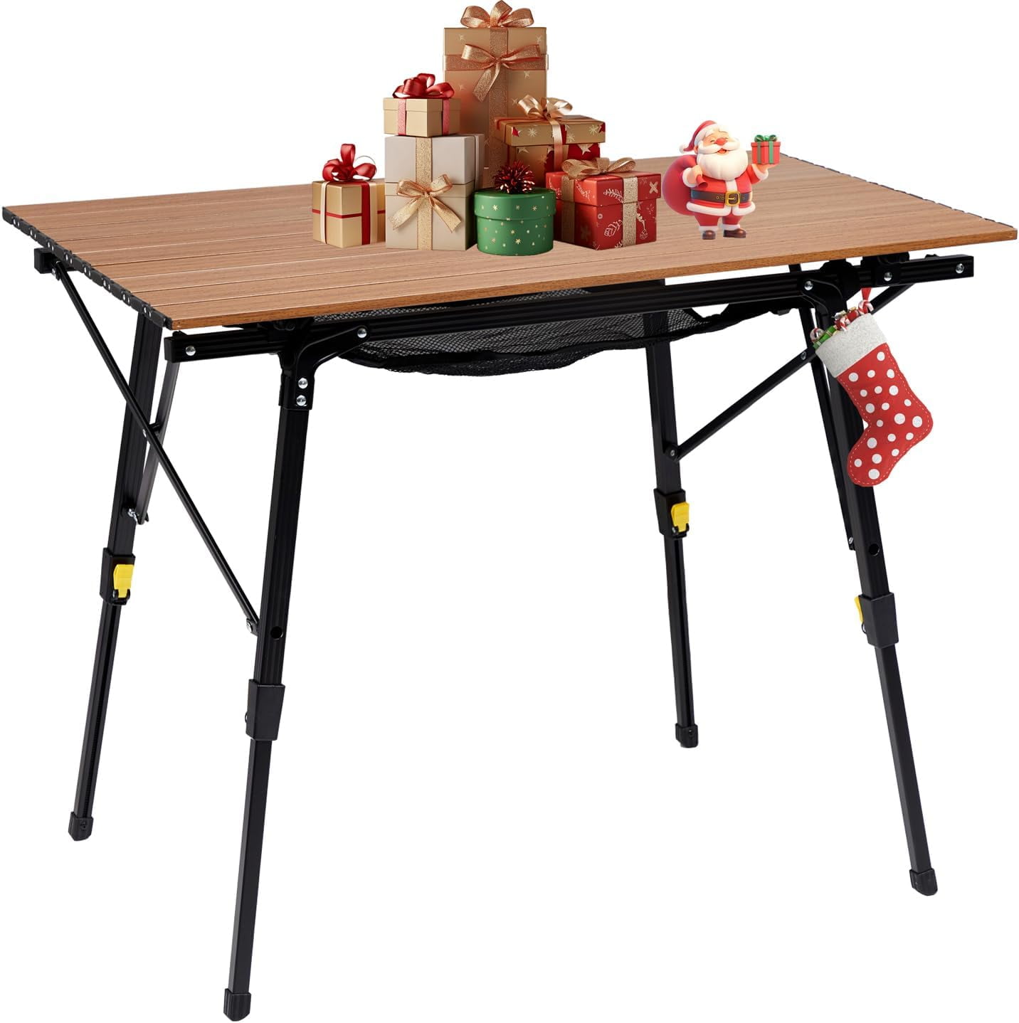 Brown Camping Table Portable Folding Table Ultra Lightweight Folding ...