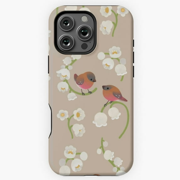 Brown Capped Rosy Finch Wildlife Bird Art Phone Case Compatible across ...