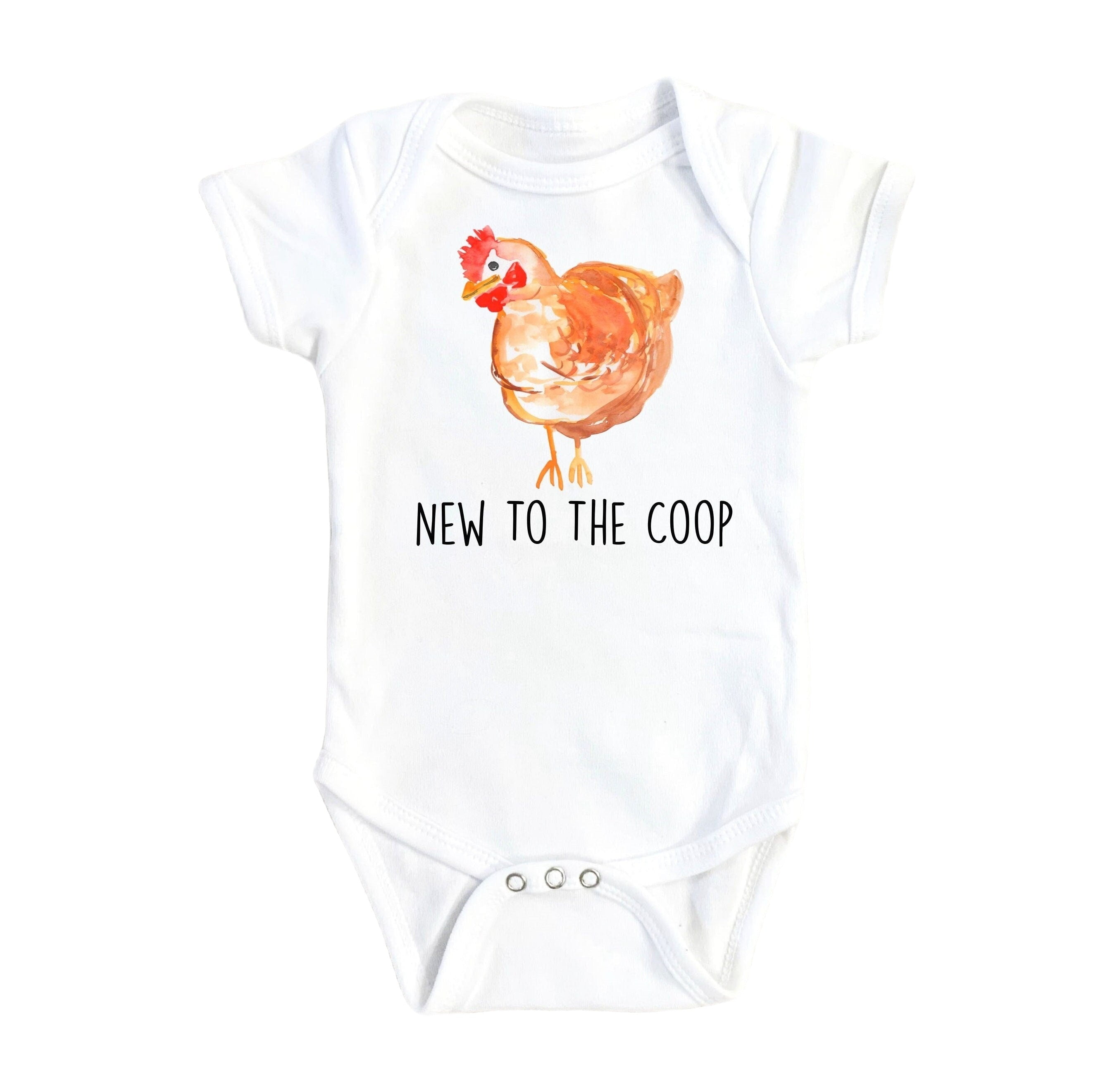 Brown Chicken - Baby Boy Girl Clothes Infant Bodysuit Funny Cute ...