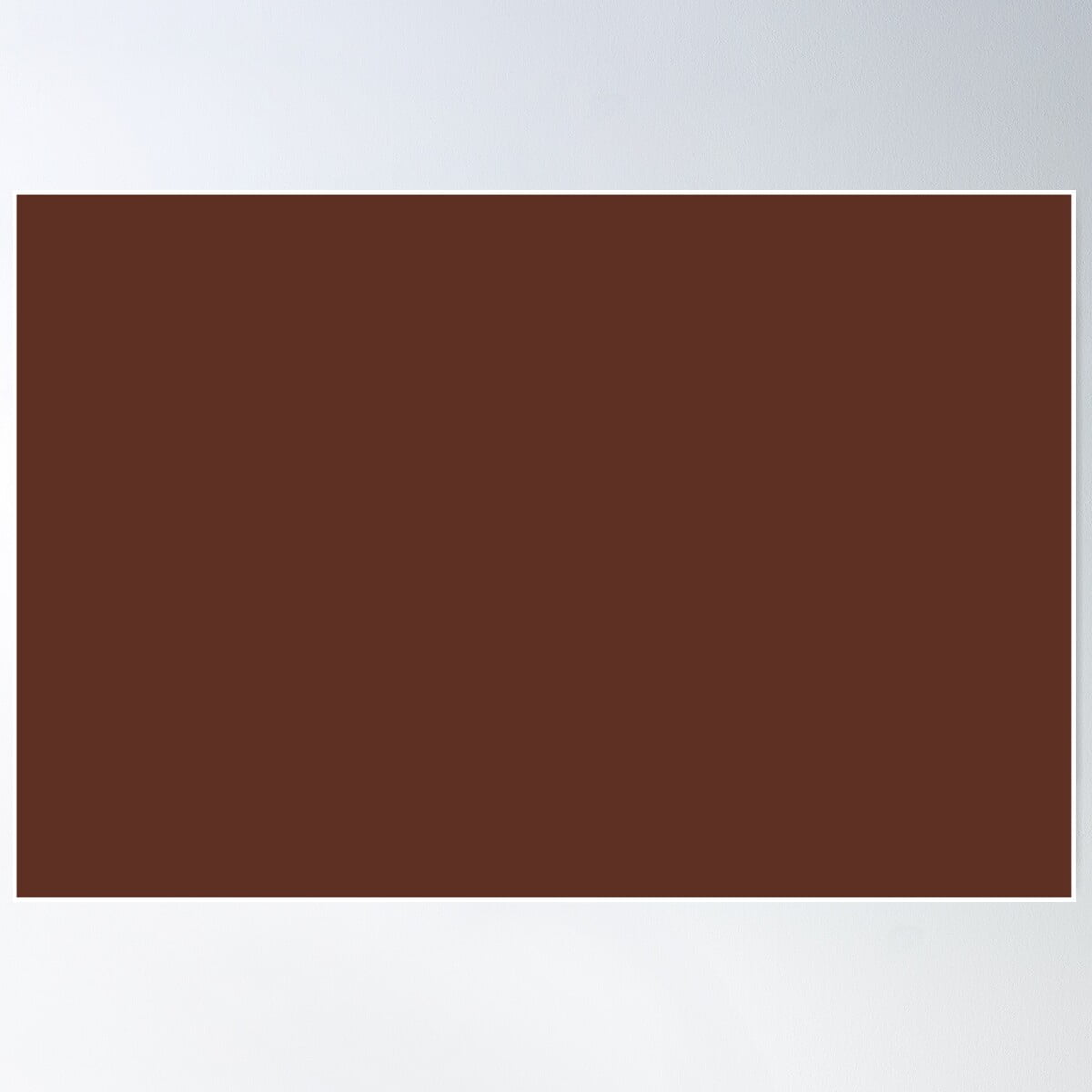 Brown,Chocolate,Plain,Shade Poster Wall Art, Modern Wall Decor For ...