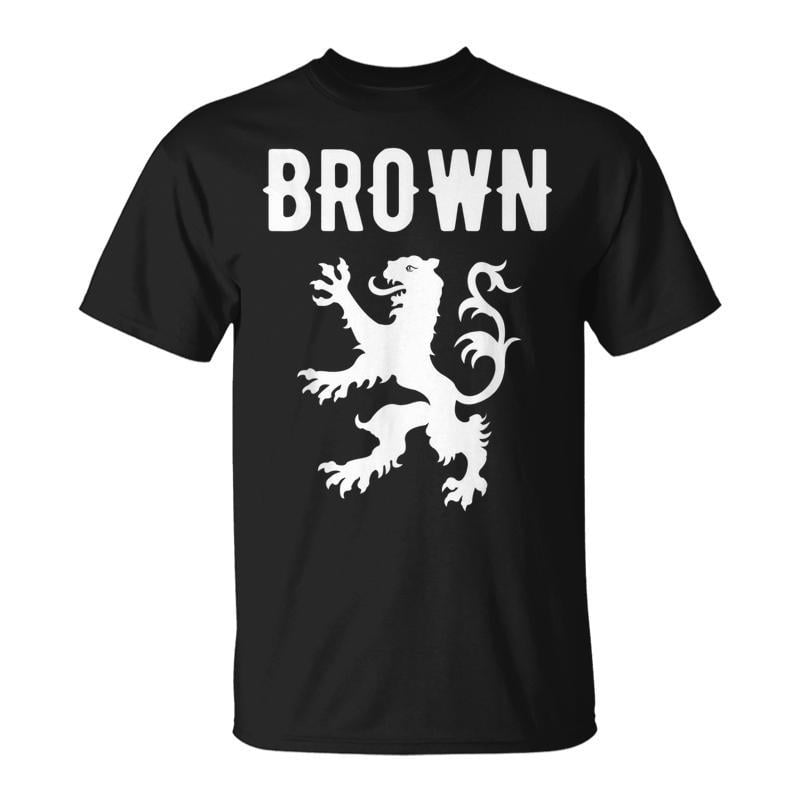 Brown Clan Scottish Family Name Scotland Heraldry Tshirt - Walmart.com