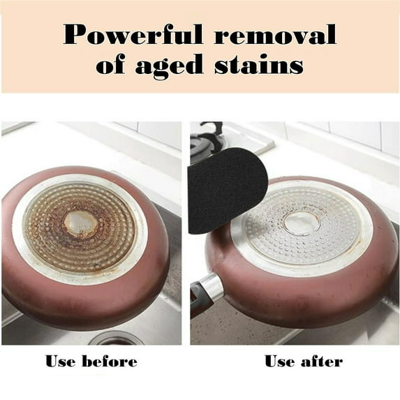 Brown Cleaning Pot Brush Tool, Manual Scrubber for Kitchen Cookware and ...