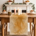 Brown Clouds Table Runner, Modern Abstract Art Fantasy Smoke Fog ...