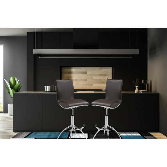 Brown Color, Foam Filler - Swivel and Supportive - Kitchen Bar / Cozy ...