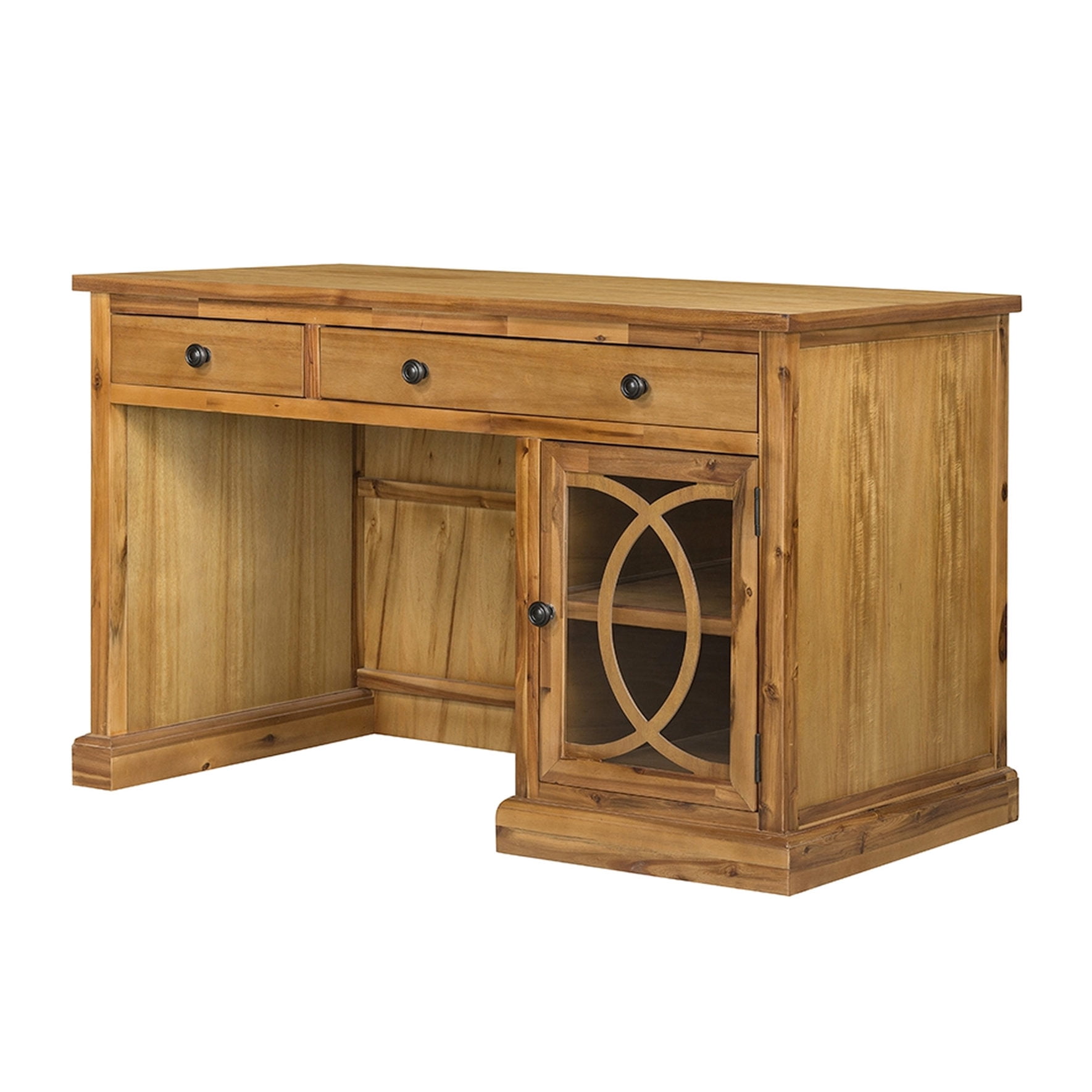 Brown Color with Natural Wood Tone - 2 Drawers for Storage - Home ...
