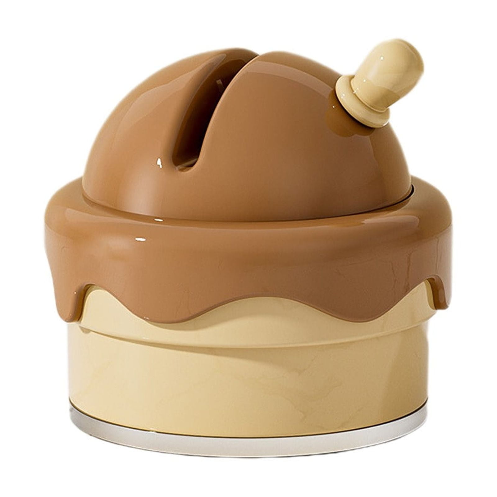 Brown Compact Knife Sharpener Tool With Removable Head For Sharpening ...