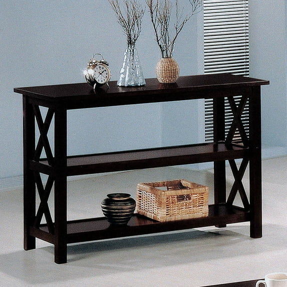 Brown Console Table+Sleek Rectangular Shape”-“Home Use+Create Focal ...