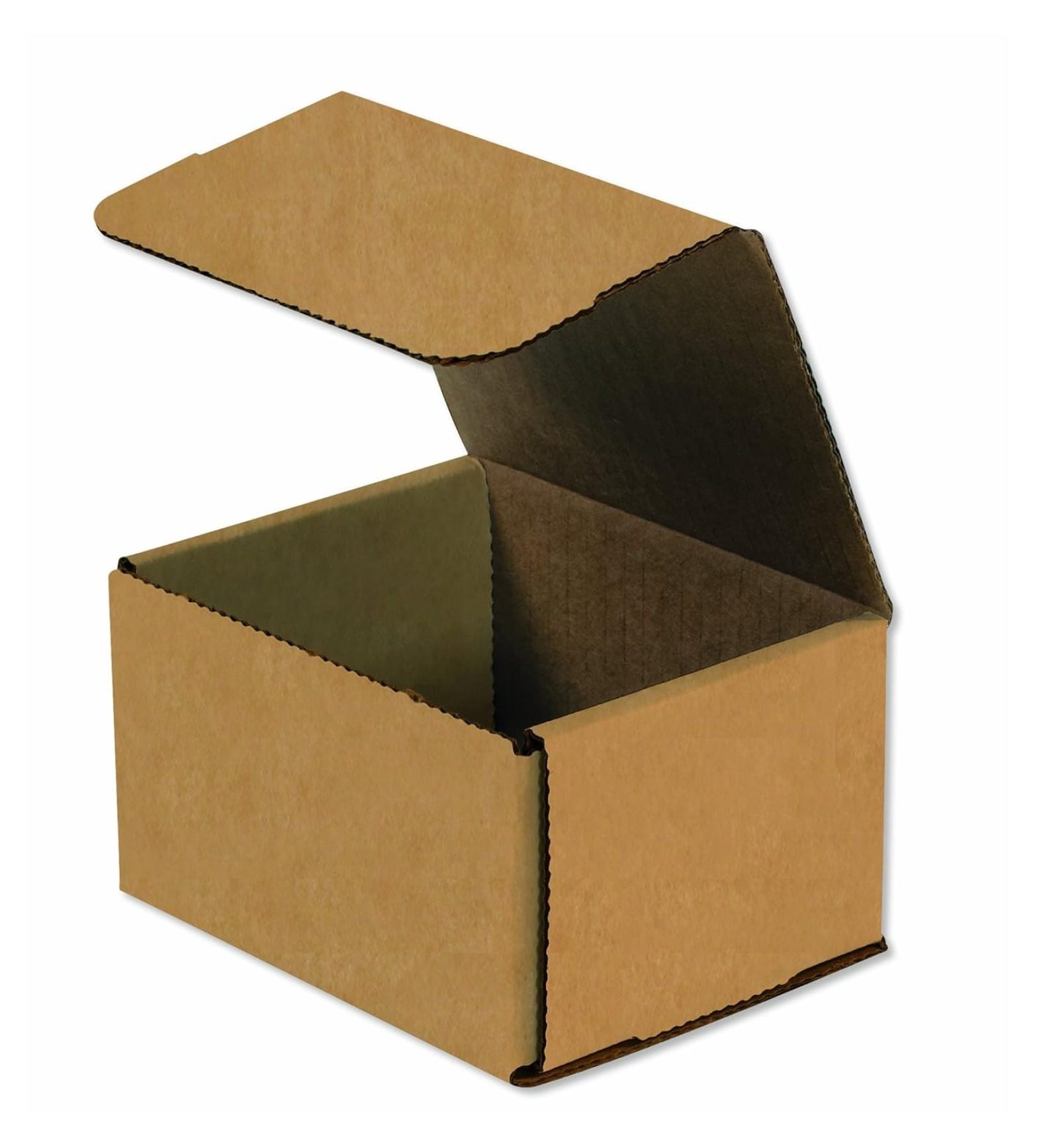 Brown Corrugated Cardboard Mailing Boxes, 5" x 4" x 3", Pack of 50 ...