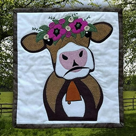 Brown Cow Beginner Quilting Kit, Quilt Kit, Quilt Kits with Fabric ...