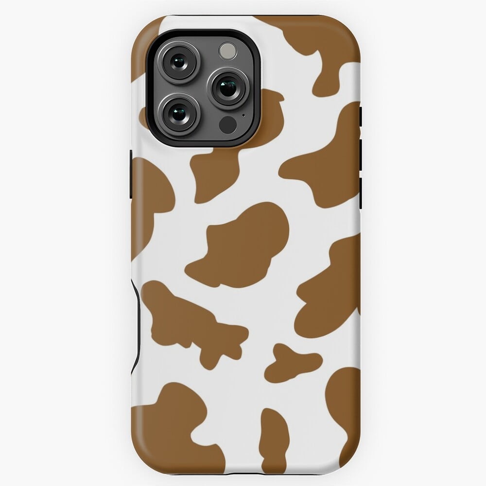 Brown Cow Spots Easy Costume Phone Case for iPhone 16 15 14 13 12 11 ...