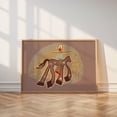 Brown Cowboy Horse Neutral Western Wall Art, Unframed Poster - Walmart.com