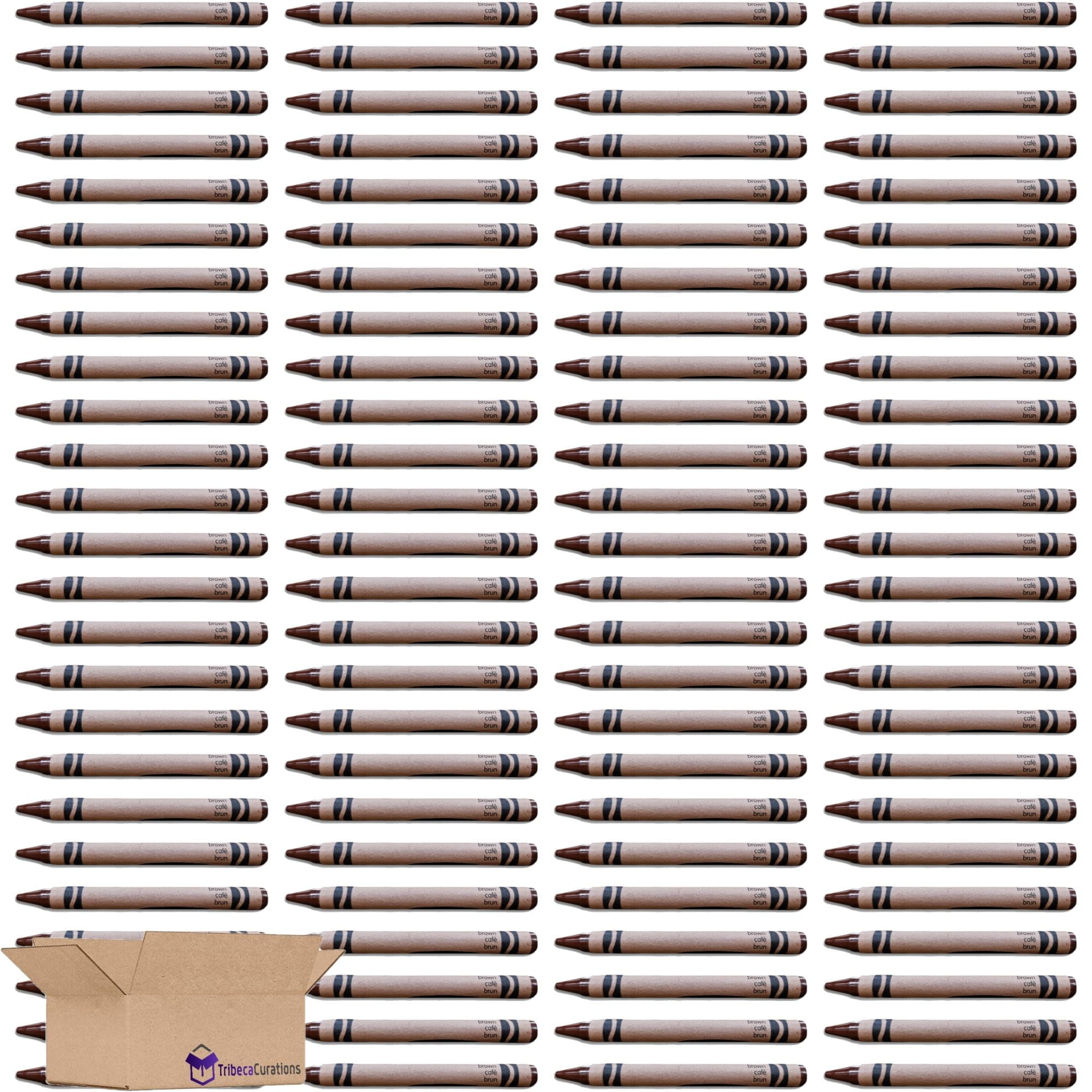 Brown Crayon Bulk Value Pack | d 100 Count - Walmart.com