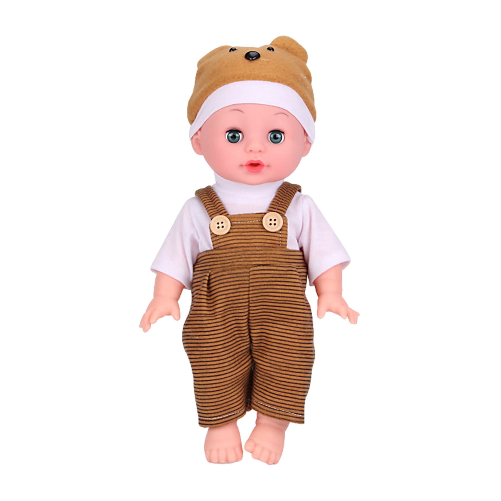 Brown Cuddle Learning Doll Toy For Kids Emotional Development With ...